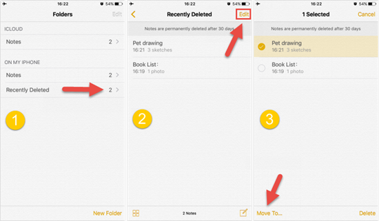 How To Recover Deleted Or Lost Notes On IPhone iPad For Free 2019
