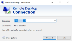 Enable and Use Remote Desktop Connection in Windows 10