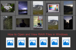 How to Open RAW Files in Computer Free