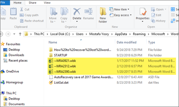 5 Methods to Recover Unsaved Word Document in Windows 10