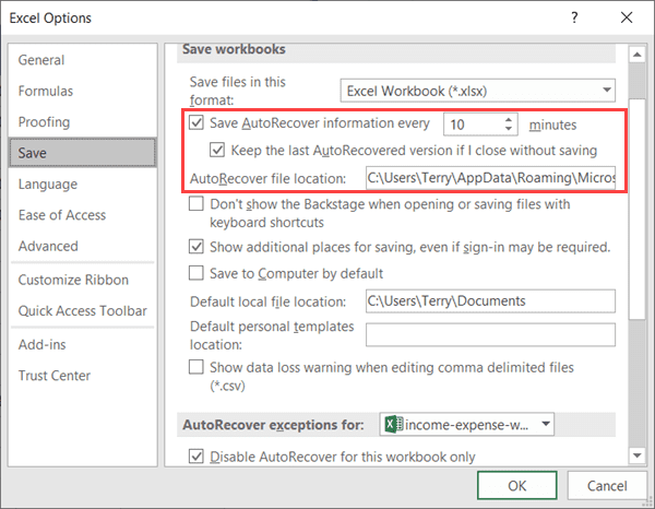 How To Recover Unsaved Or Deleted Excel File