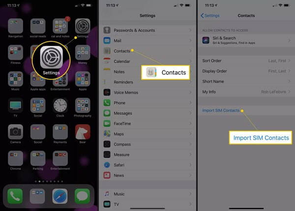 How To Transfer Copy Contacts From IPhone To SIM