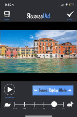 How to Play Videos from the End to the Start